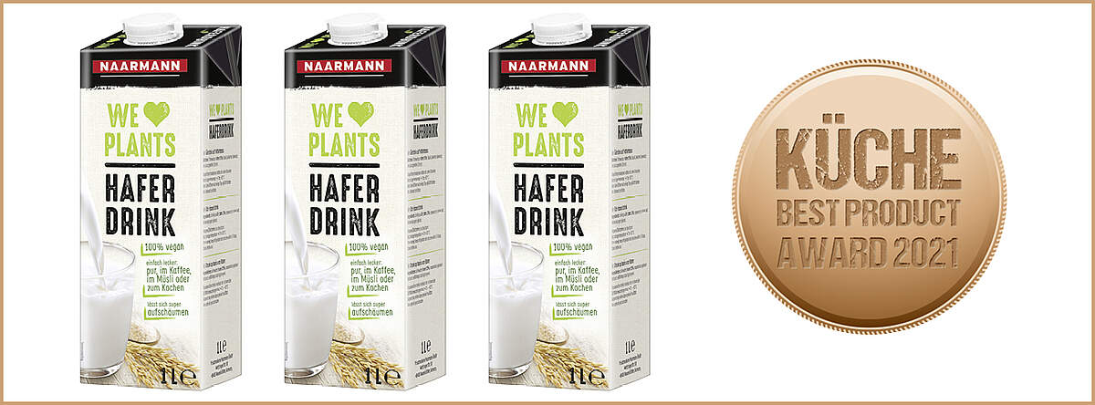BEST PRODUCT AWARD 2021: Haferdrink von Naarmann mit Bronzemedaille ...